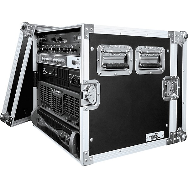 Road Ready RR4U-ED Deluxe Effect Rack Case Black 8U | Guitar Center