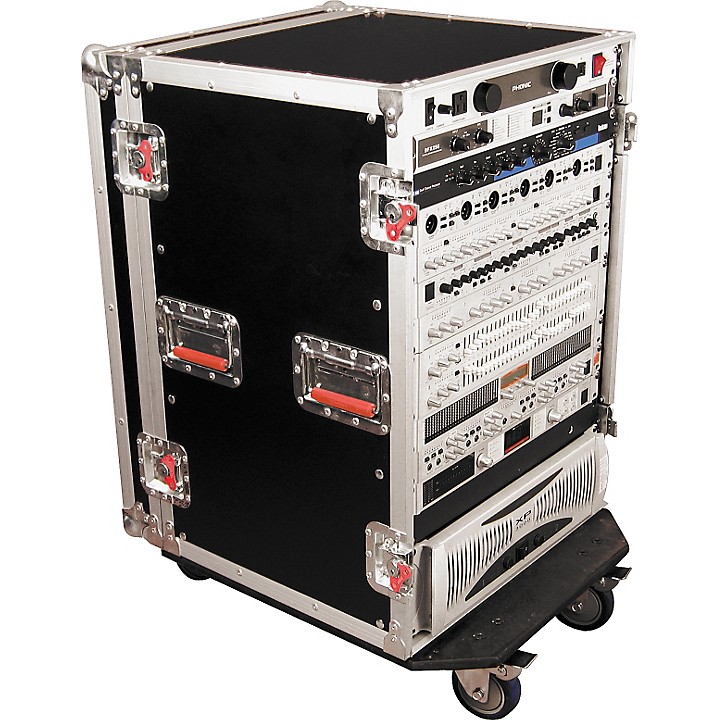 Gator G-Tour Rack Road Case with Casters 16 Space | Guitar Center