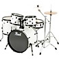 Pearl Soundcheck 5-Piece Drum Set with Zildjian Cymbals White/Black ...