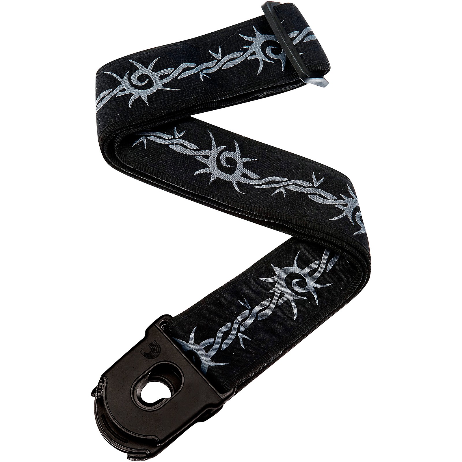 D'Addario 2" Planet Lock Strap Barbed Wire | Guitar Center
