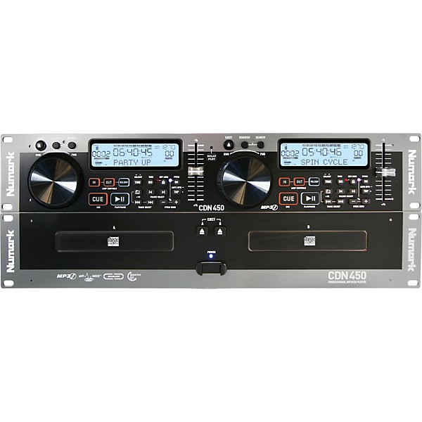 Numark CDN450 Rack Mount Professional Dual MP3/CD Player | Guitar Center