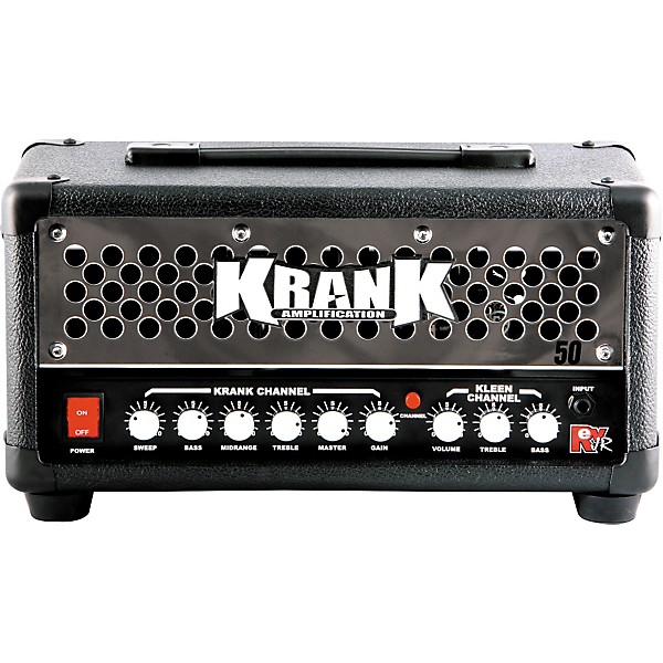 Krank Rev Jr Pro 50W Tube Guitar Amp Head Black Chrome Grill | Guitar ...