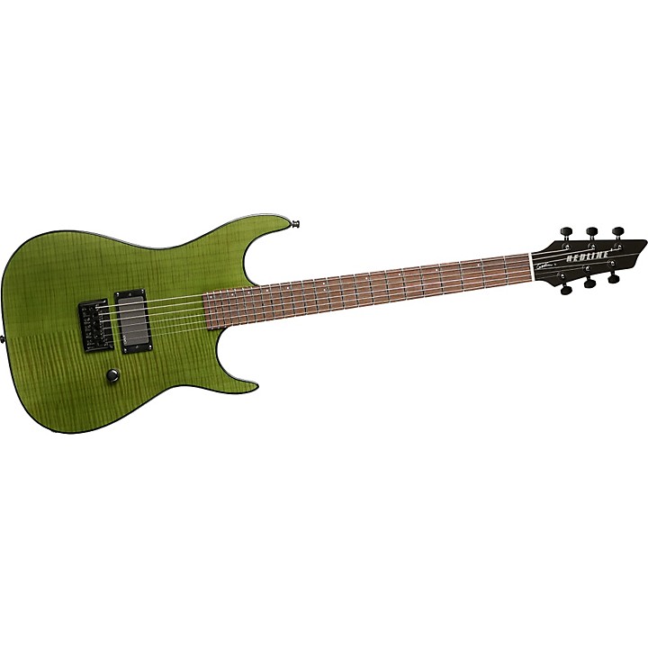 Godin Redline 1 Electric Guitar Transparent Green Flame Rosewood ...