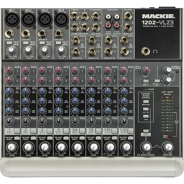 Mackie 1202-VLZ3 Compact Mixer - 120V | Guitar Center