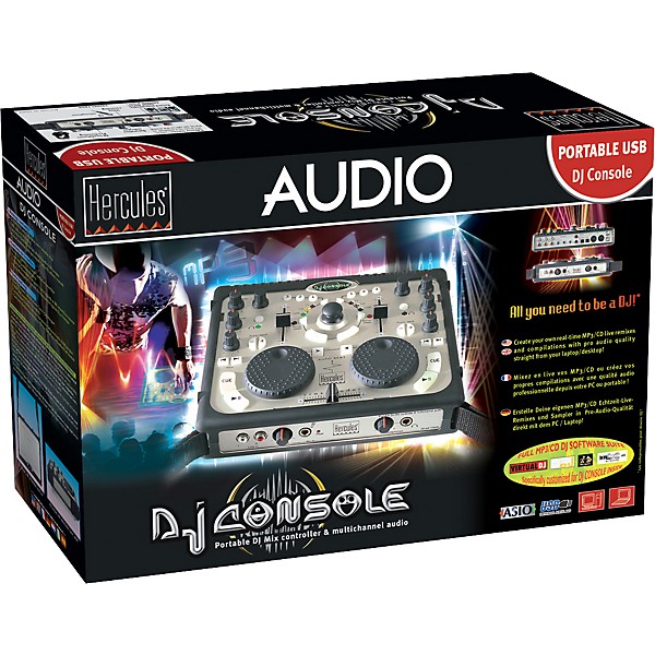 Hercules DJ DJ Console Portable DJ Controller/USB Interface | Guitar Center