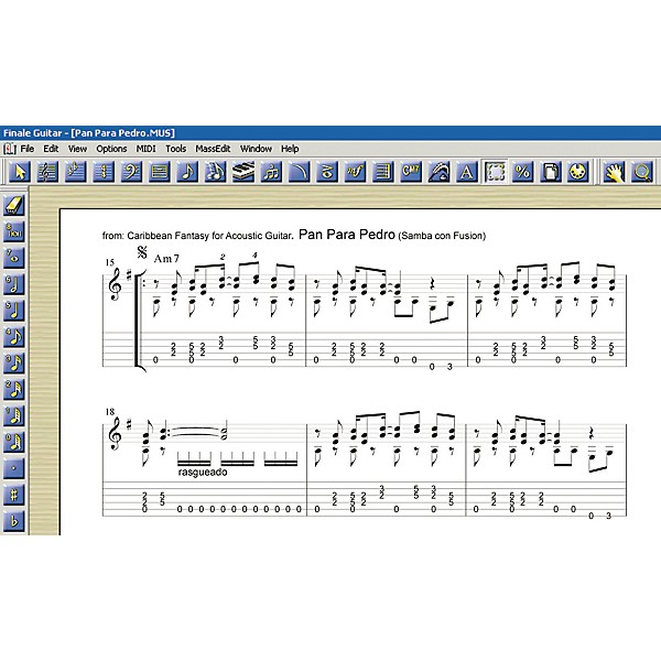 Finale FINALE Guitar Notation Software Hybrid CD Win/Mac | Guitar Center