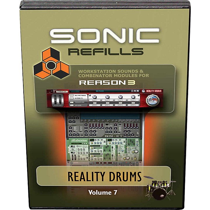 Sonic Reality Reason 3 Refills Vol. 07: Reality Drums | Guitar Center