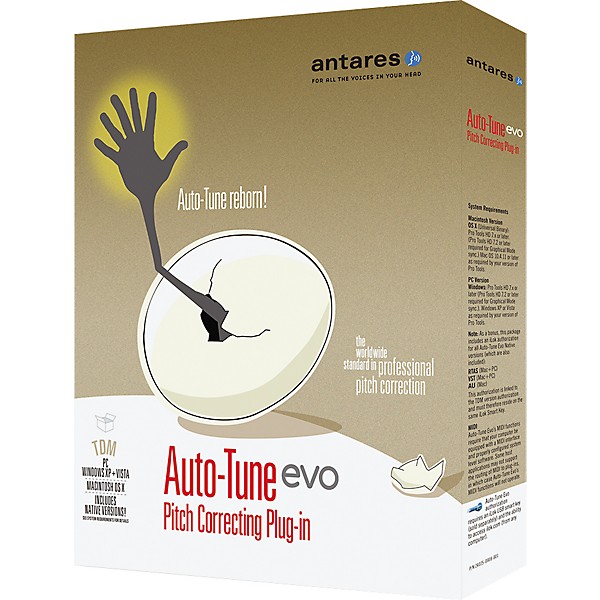 Antares Auto-Tune Evo TDM Pitch Correcting Plug-In Software | Guitar Center