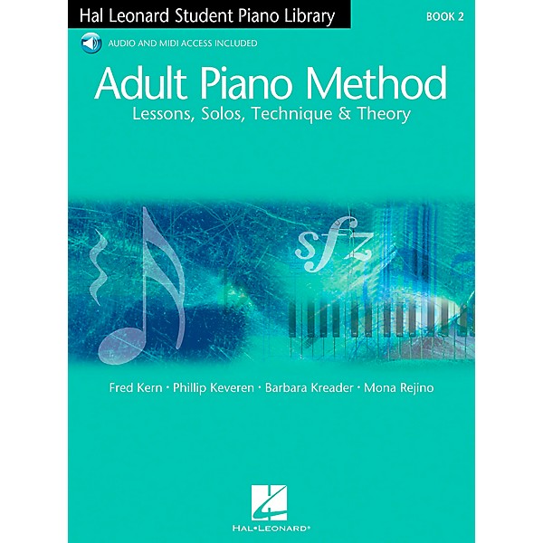 Hal Leonard Adult Piano Method Book 2 Book/2Online Audios Hal Leonard Student Piano Library ...
