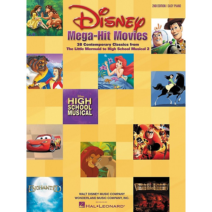 Hal Leonard Disney Mega-Hit Movies For Easy Piano | Guitar Center