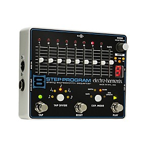 Electro-Harmonix 8-Step Program Analog Expression Sequencer Guitar Effects Pedal | Guitar Center