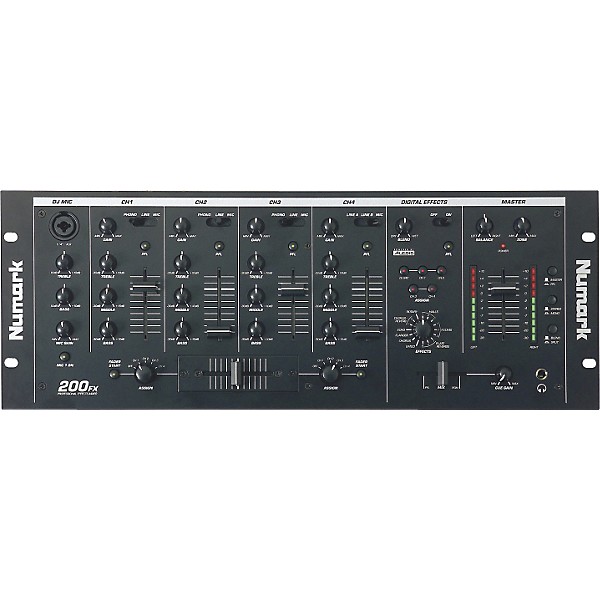 Numark 200FX Rackmount Mixer with Alesis Effects | Guitar Center