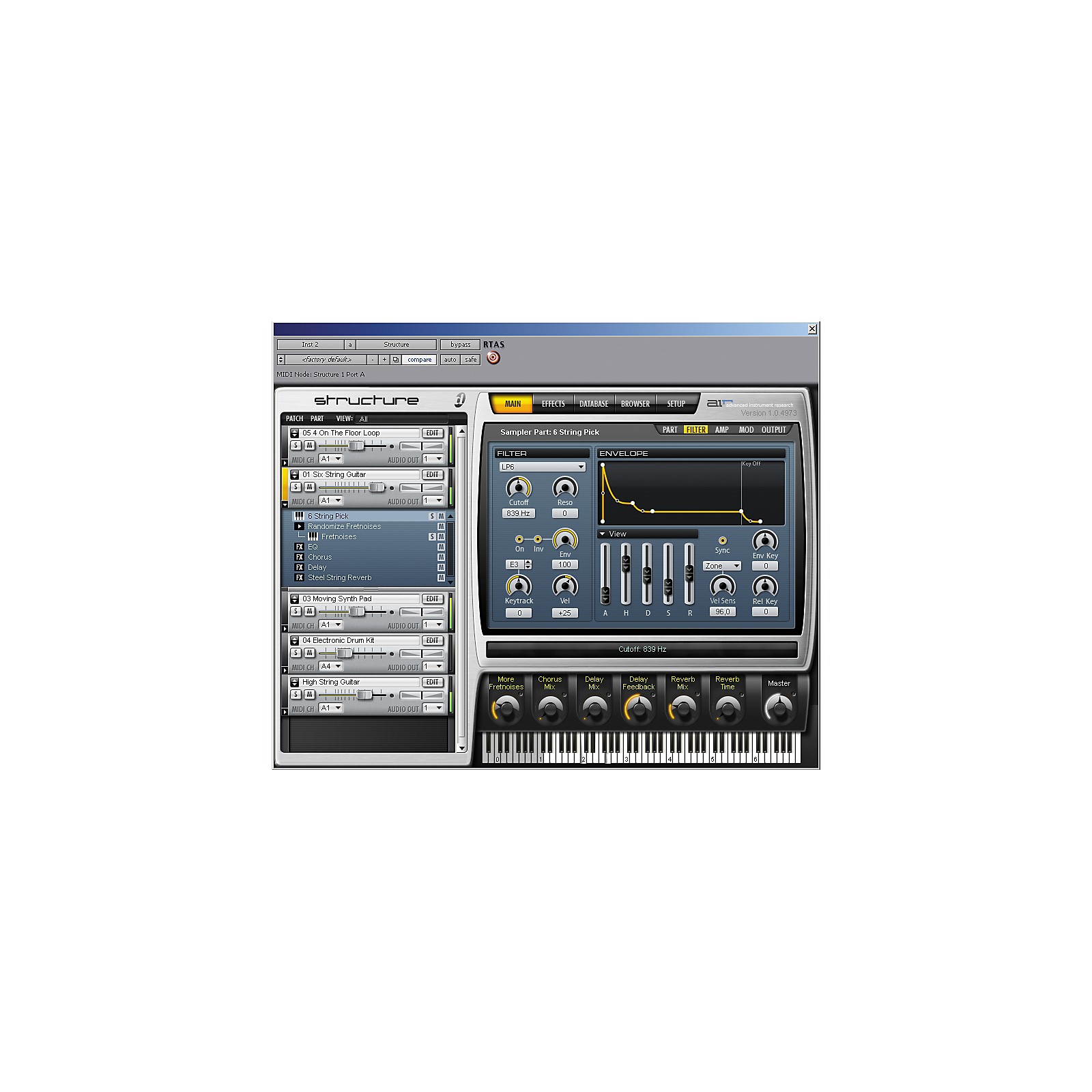 Digidesign Structure LE Sampler Virtual Instrument | Guitar Center