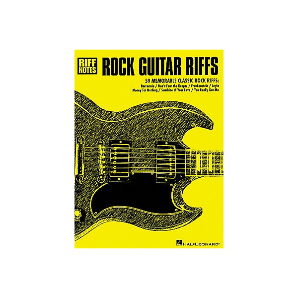 Hal Leonard Rock Guitar Riffs Book | Guitar Center