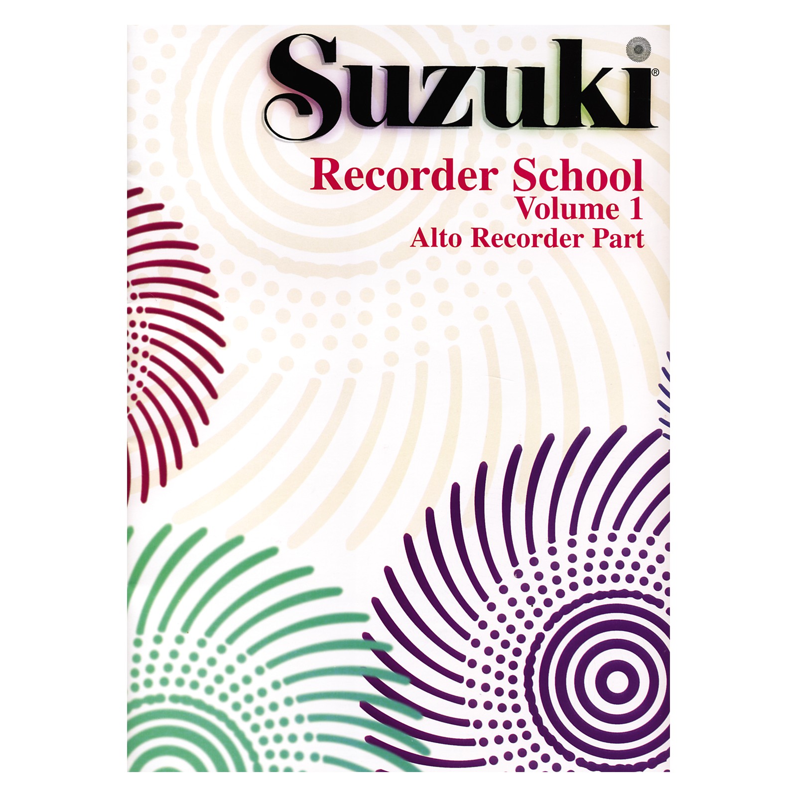 Alfred Suzuki Recorder School (Alto Recorder) Recorder Part Volume 1 ...