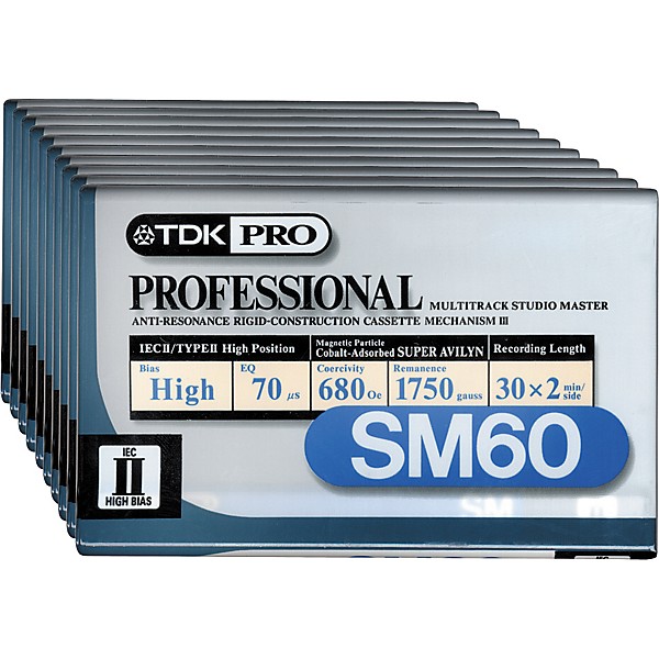 TDK SM-60 Cassette 10-Pack | Guitar Center