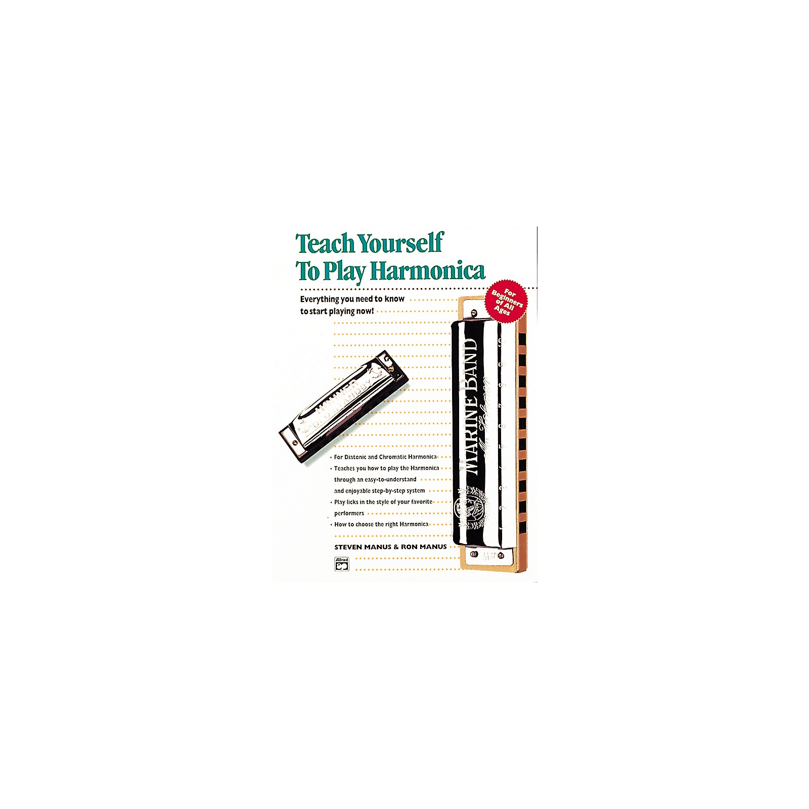Alfred Teach Yourself To Play Harmonica Book/CD | Guitar Center