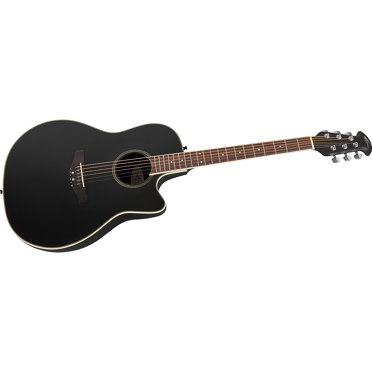 Applause AE128 Super Shallow Acoustic-Electric Guitar Black | Guitar Center