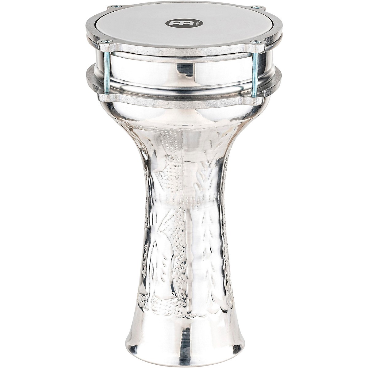 Meinl Aluminum Hand-Hammered Darbuka Silver 6.5 x 12.75 in. | Guitar Center