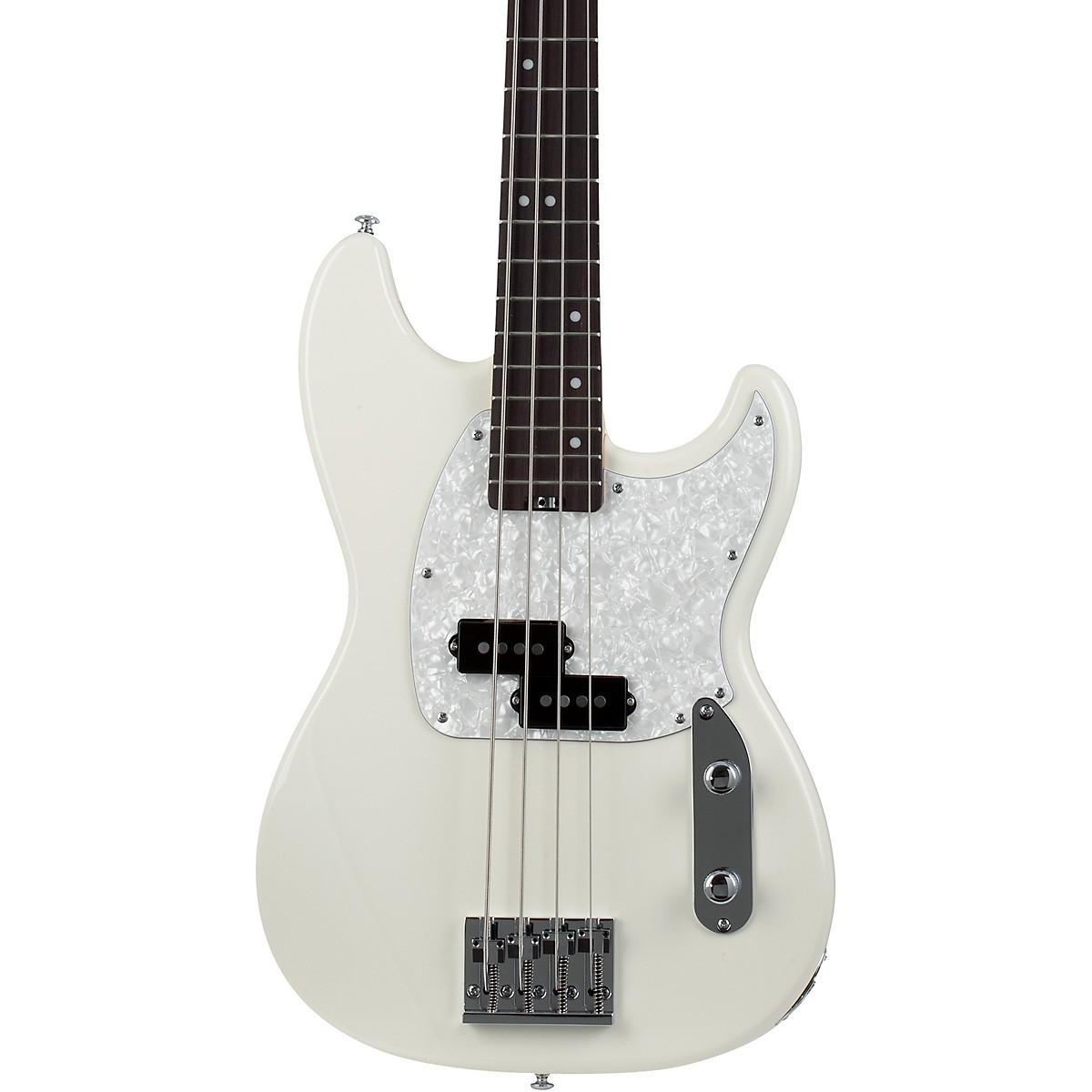 Schecter Guitar Research Banshee 4-String Electric Bass Olympic White ...