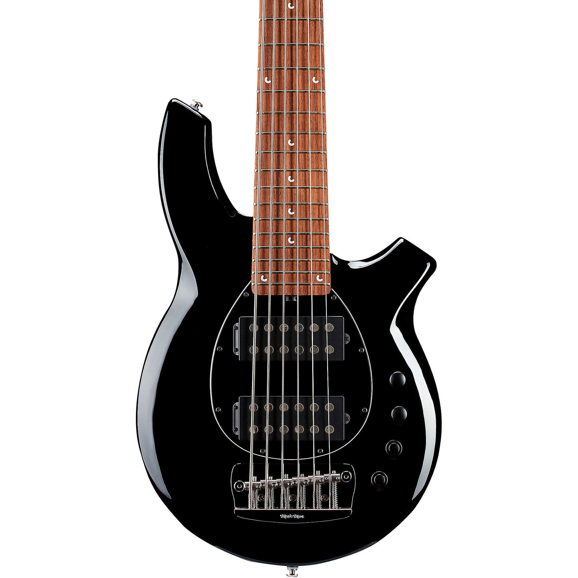 Ernie Ball Music Man Bongo 6 HH Bass Black | Guitar Center