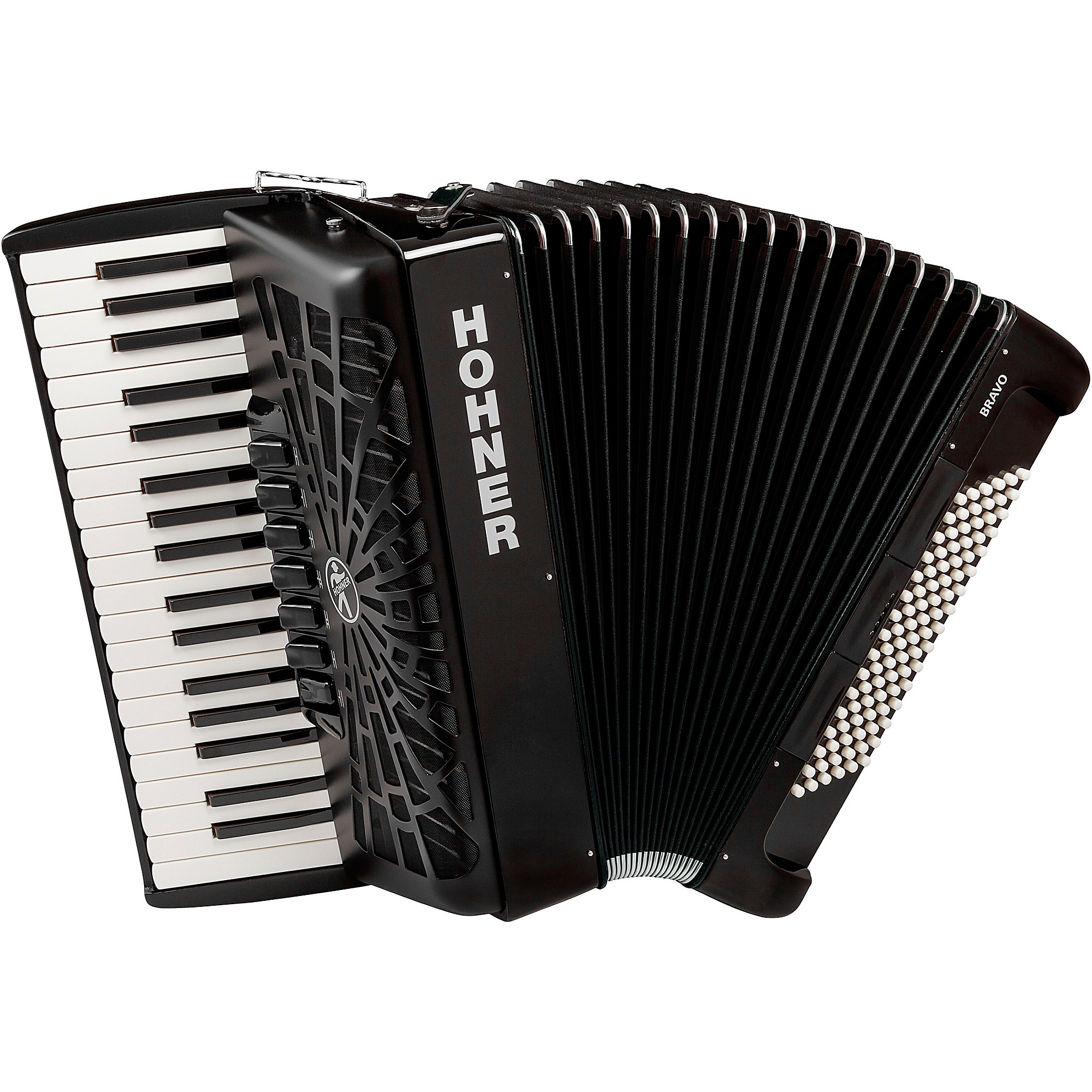 Hohner Bravo III 96 Accordion with Black Bellows Black | Guitar Center