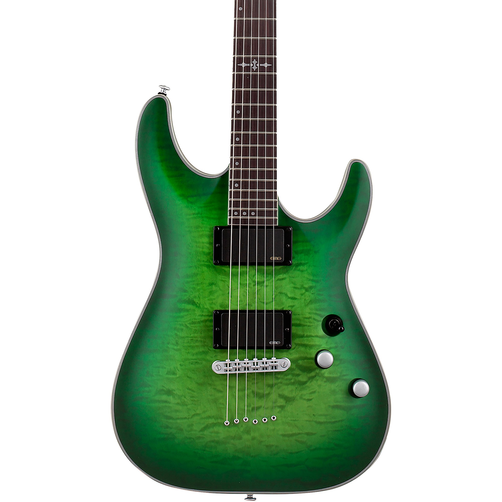 Schecter Guitar Research C-1 Platinum Electric Guitar Emerald Burst ...