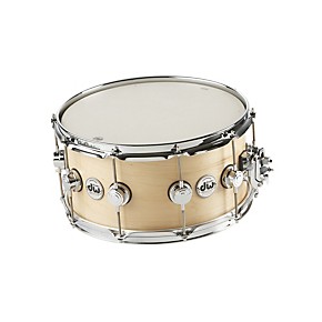 DW Collector's Series Satin Oil Snare Drum Natural with Chrome Hardware ...