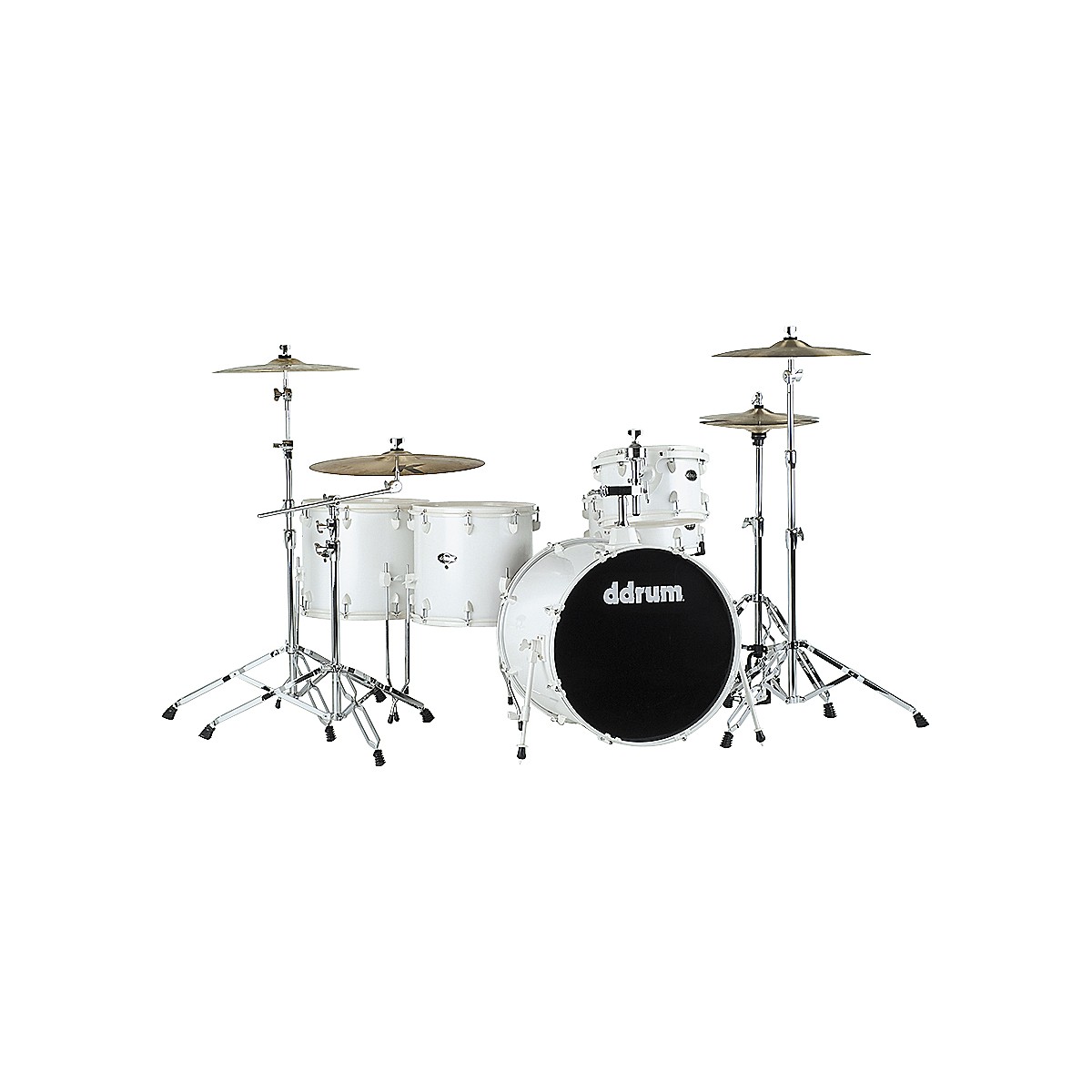 Ddrum Diablo Punx 5-Piece Drum Set White/White | Guitar Center
