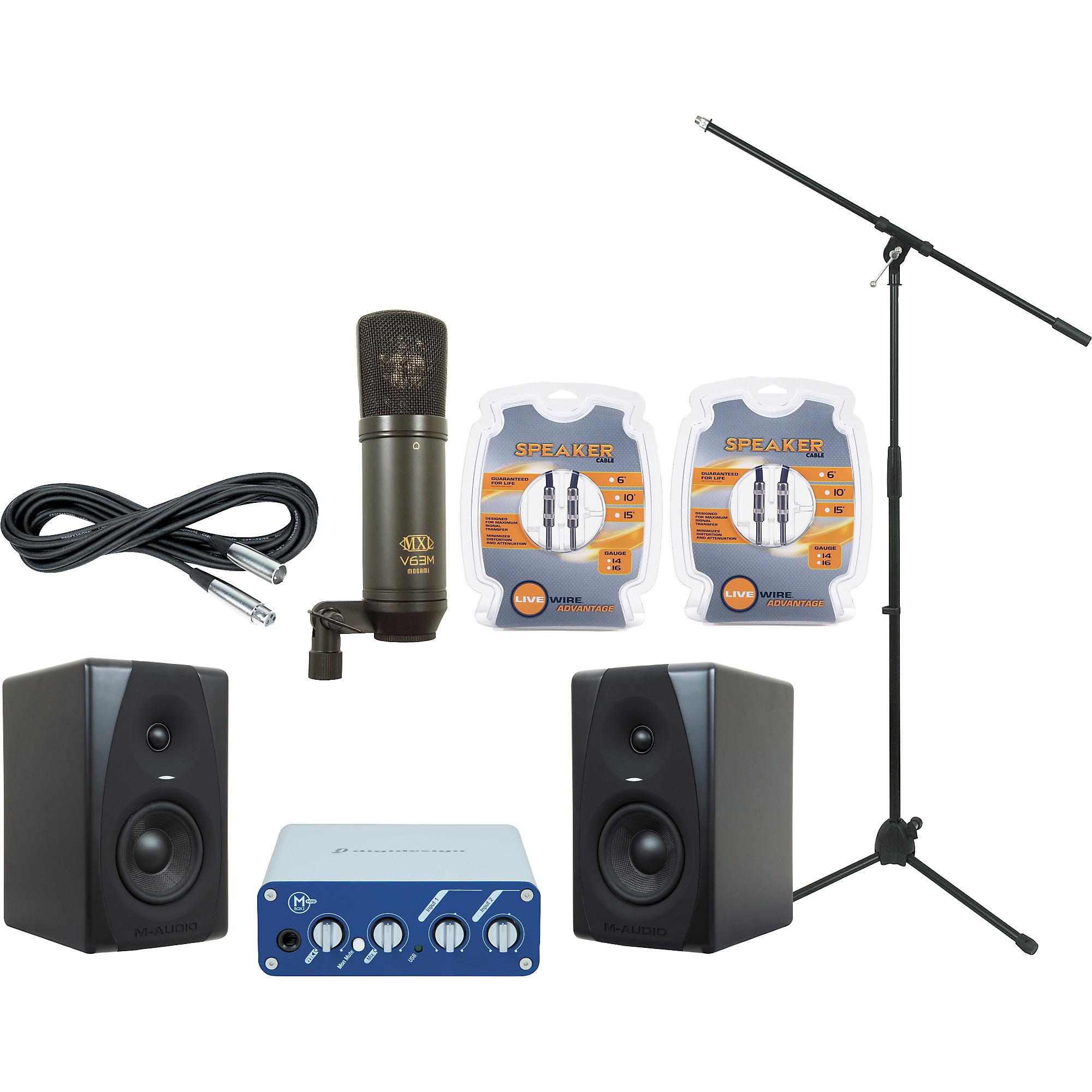 M-Audio Digidesign Mbox 2 Mini and M-Audio CX5 Recording Package ...