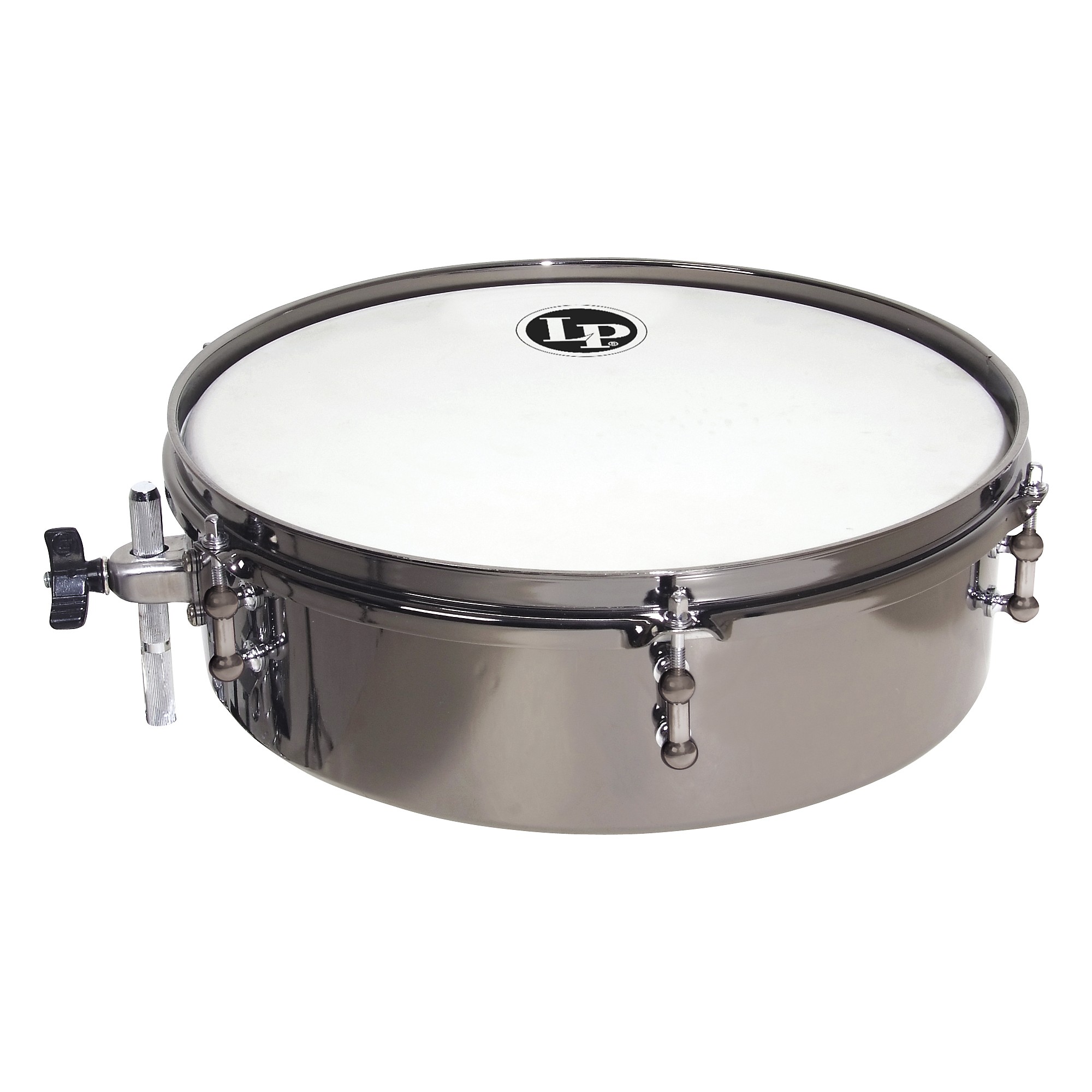 LP Drum Set Timbale 12 x 4 in. Black Nickel | Guitar Center