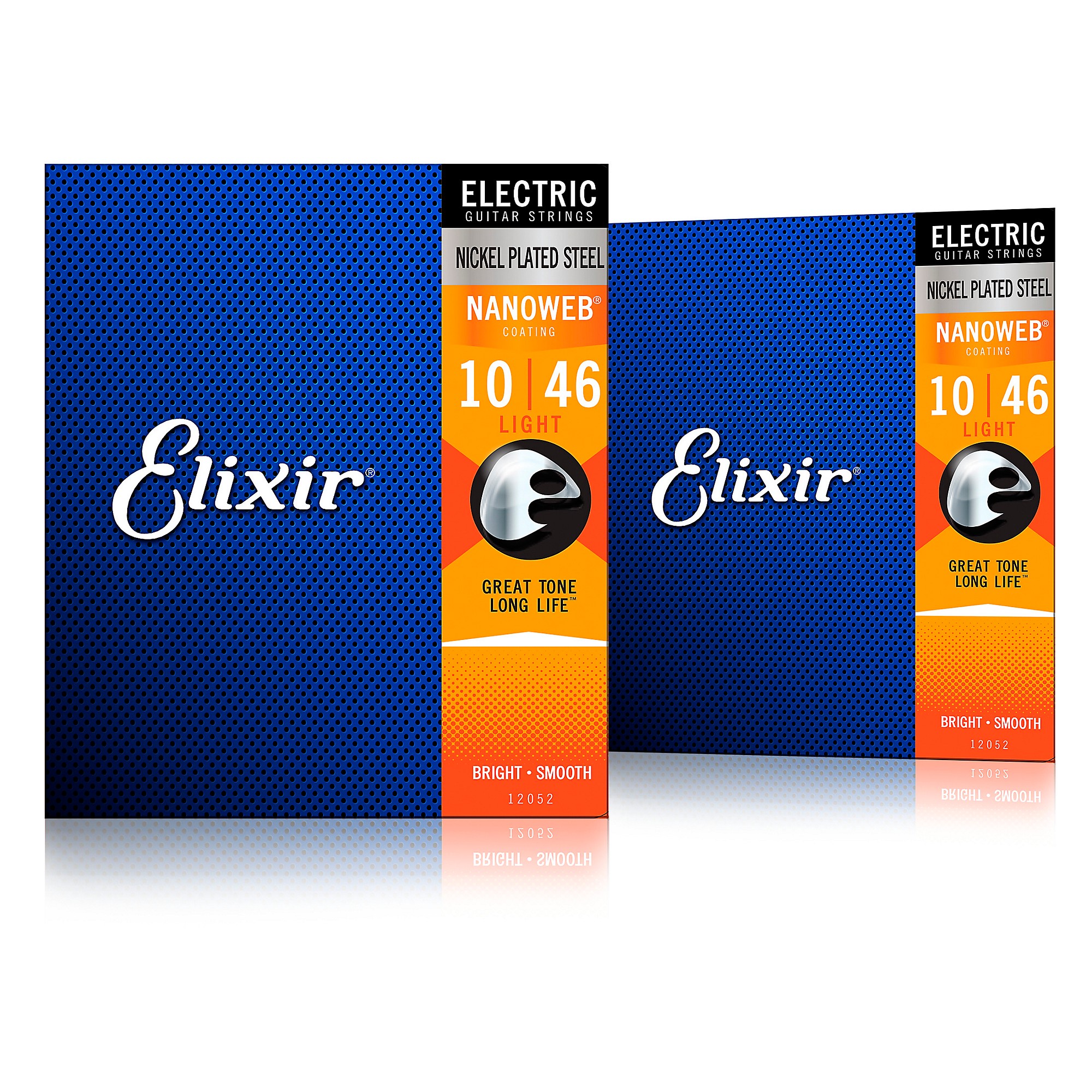 Elixir Electric Guitar Strings with NANOWEB Coating, Light (.010-.046 ...