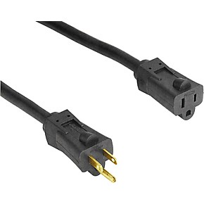 E-Cords Extension Cord Standard Ends 16 Gauge 12 ft. | Guitar Center