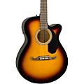 Fender FA-135CE Concert Acoustic-Electric Guitar Black | Guitar Center