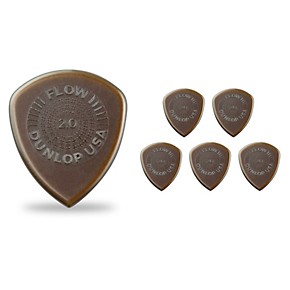 Dunlop Flow Standard Grip Guitar Picks .73 mm 6 Pack | Guitar Center