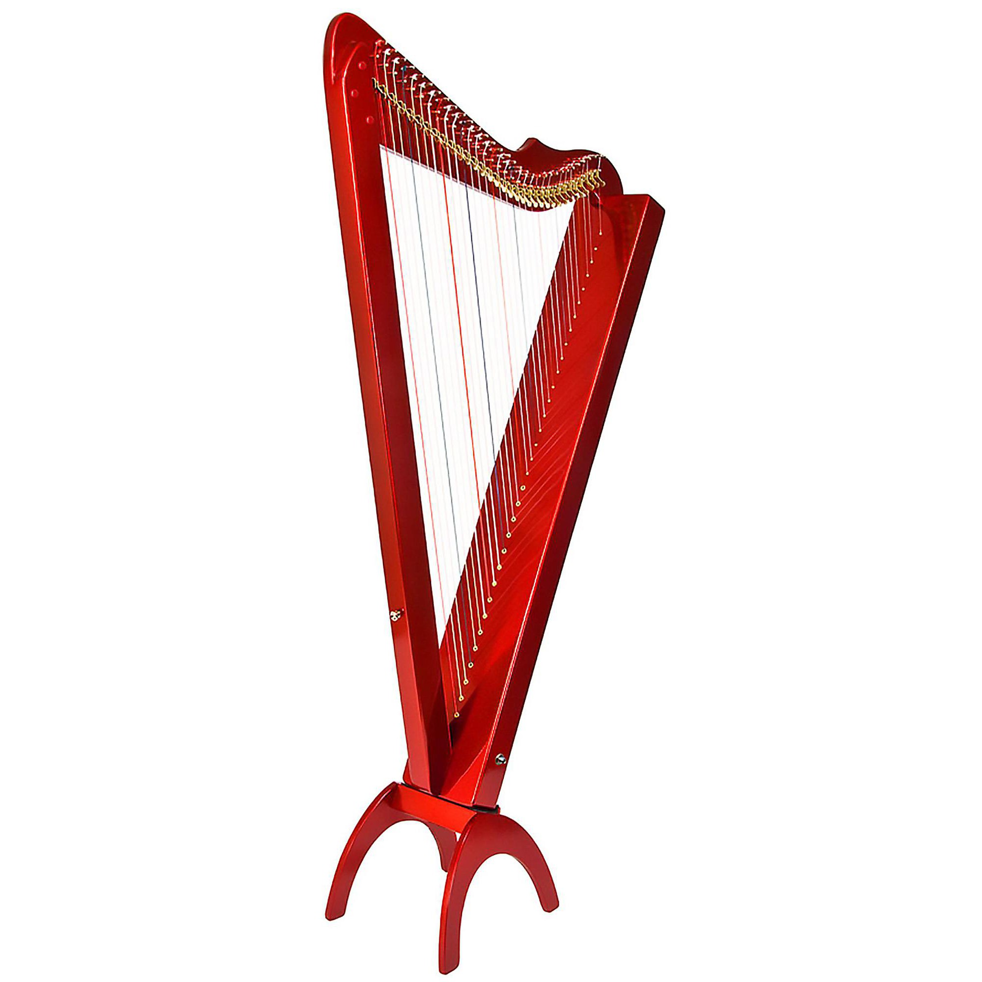 Rees Harps Grand Harpsicle Harp Red | Guitar Center