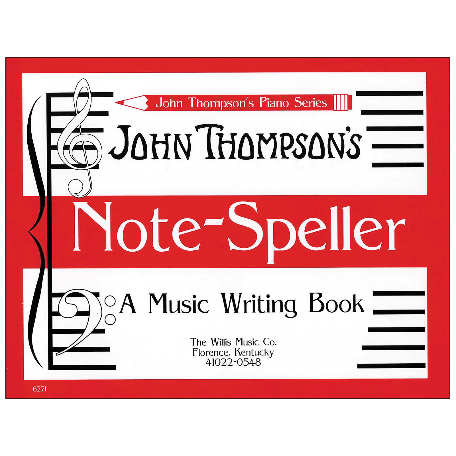 Willis Music John Thompson's Note Speller A Music Writing Book | Guitar ...