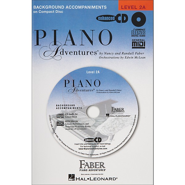 Faber Piano Adventures Piano Adventures Lesson Cd For Level 2a - Faber 