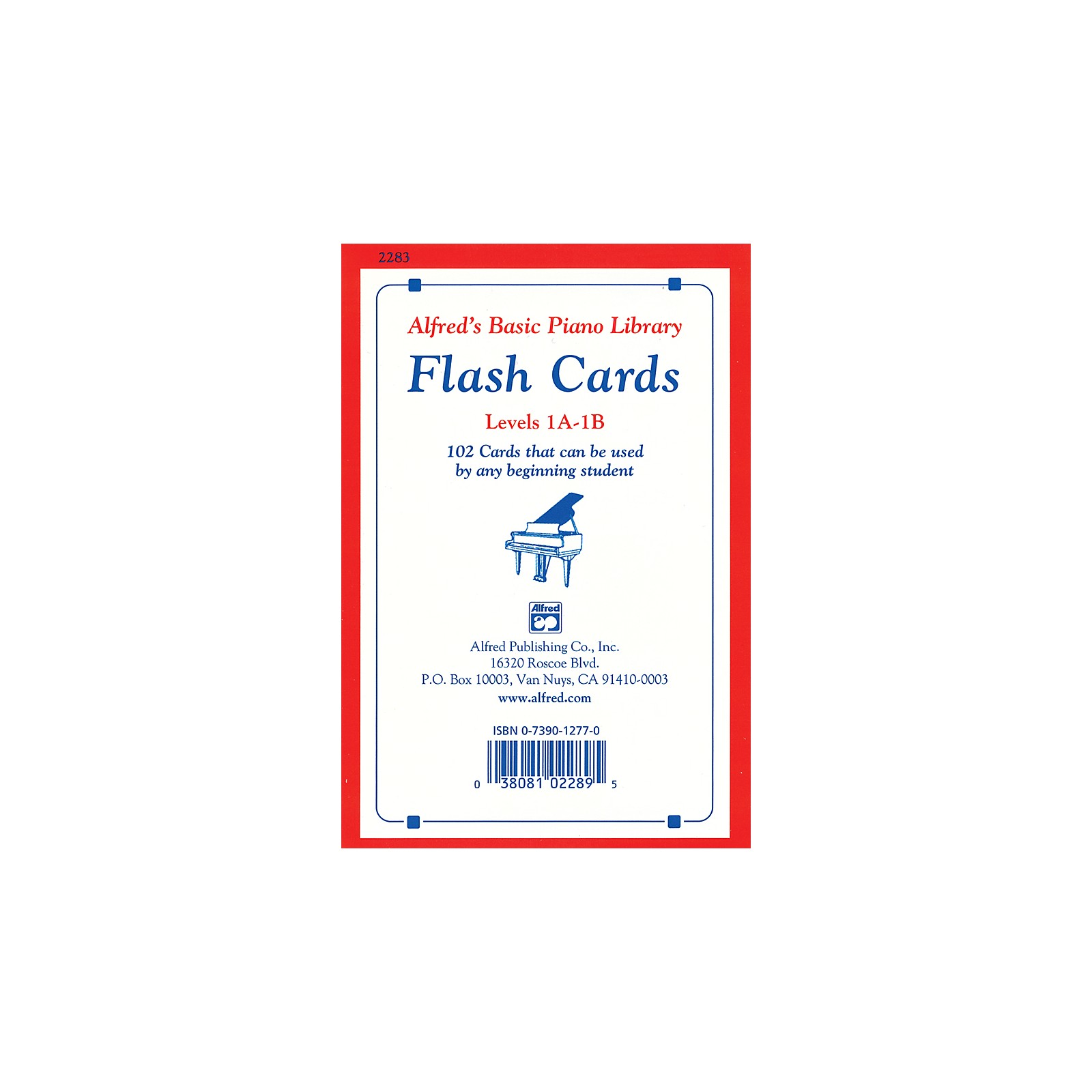 Alfred Alfred's Basic Piano Library Flash Cards Levels 1A & 1B | Guitar ...