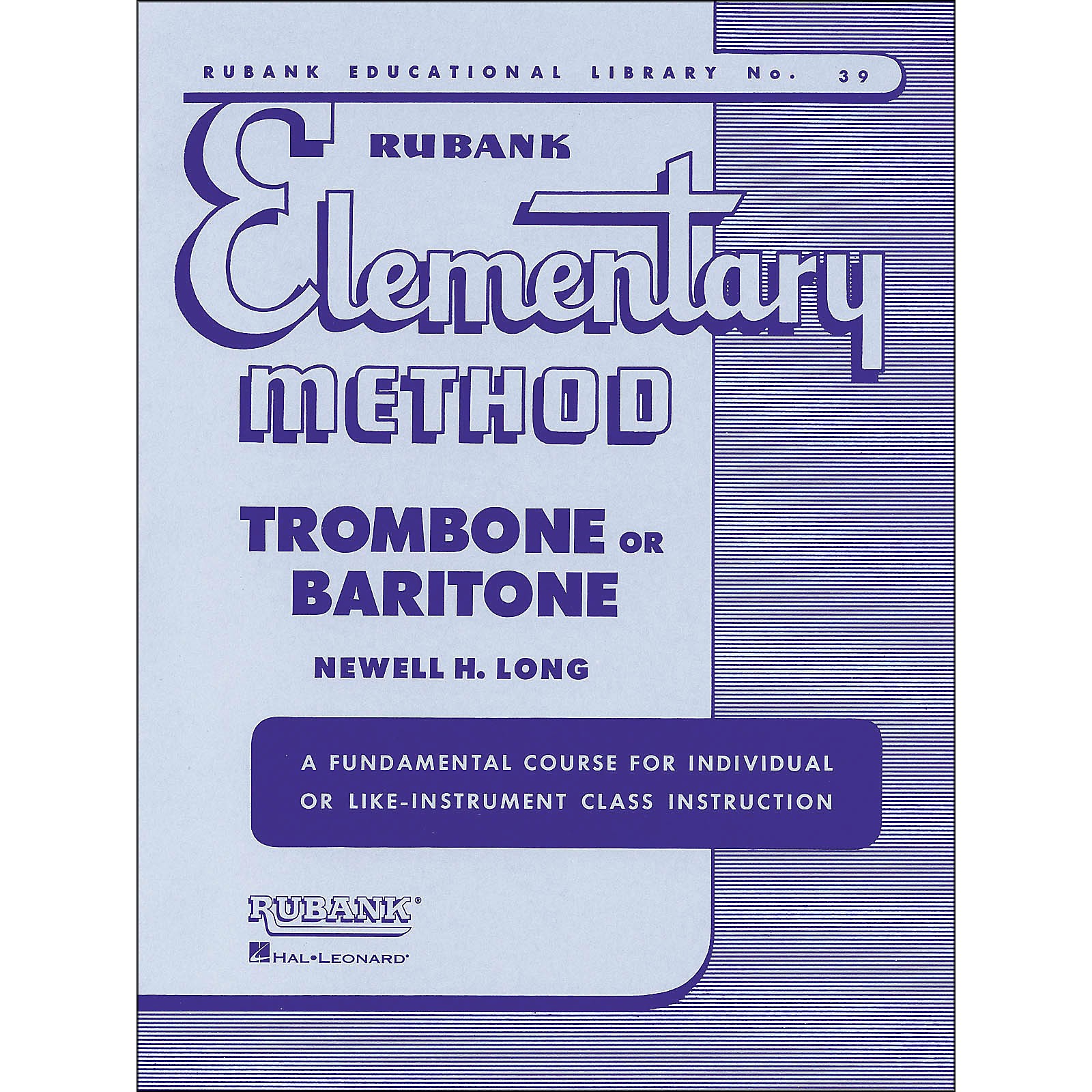Hal Leonard Rubank Elementary Method Trombone Baritone | Guitar Center