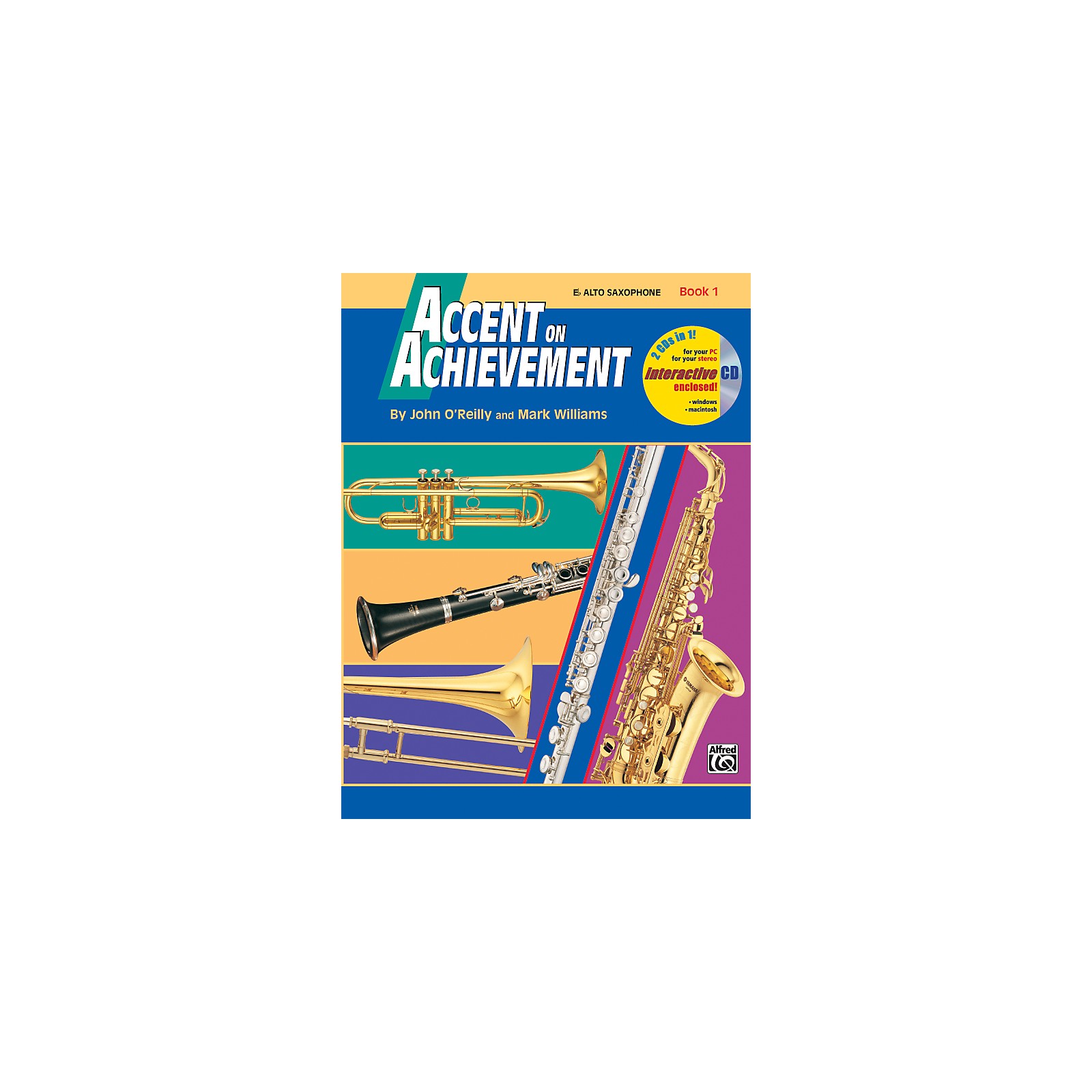 Alfred Accent on Achievement Book 1 Alto Sax Book & CD | Guitar Center