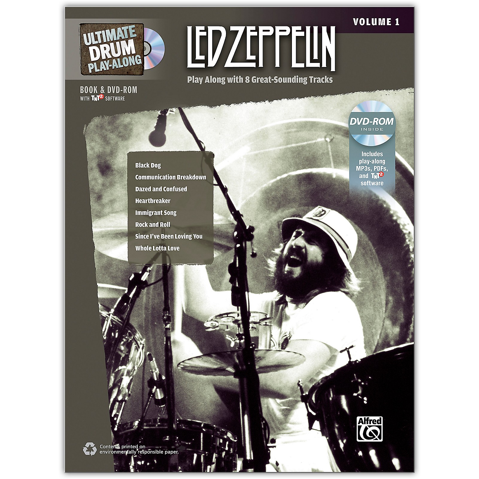 Alfred Ultimate Drum Play-Along: Led Zeppelin, Volume 1 With DVD | Guitar Center