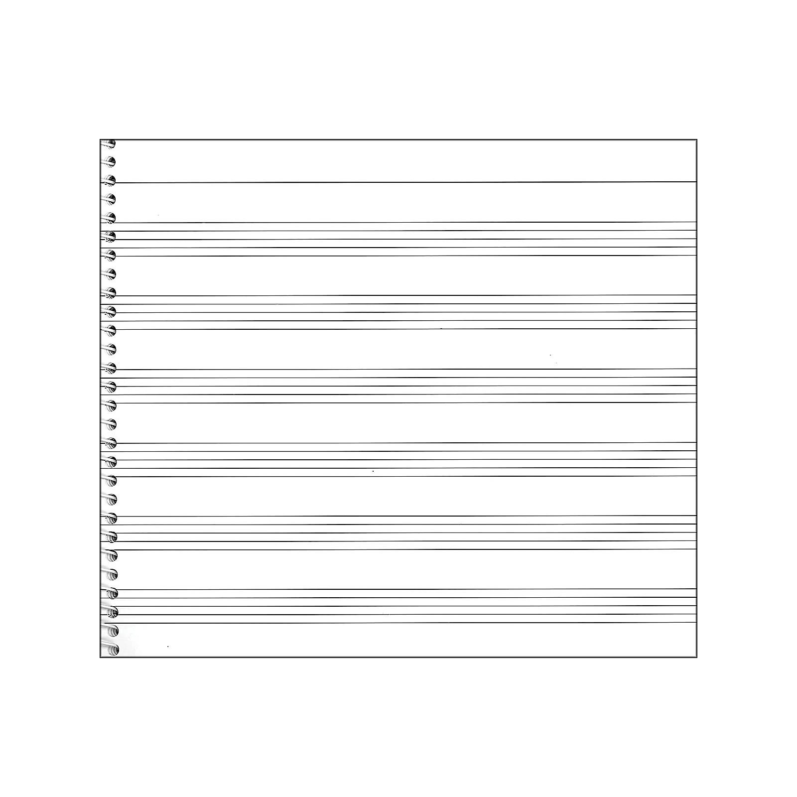 Music Sales Passantino Music Papers No.736 Wide Stave, 8X7, 64 Pages ...