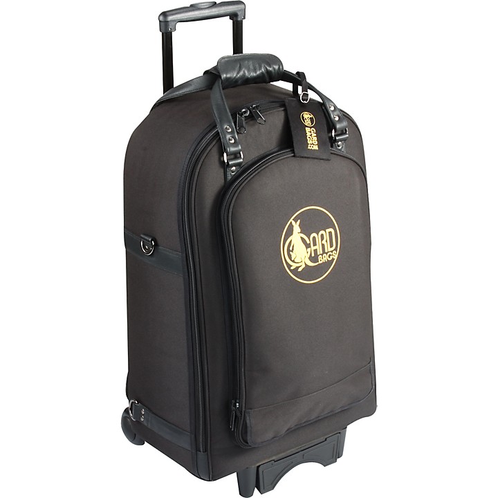 Gard Quad Trumpet Wheelie Bag 16-WBFSK Black Synthetic w/ Leather Trim ...