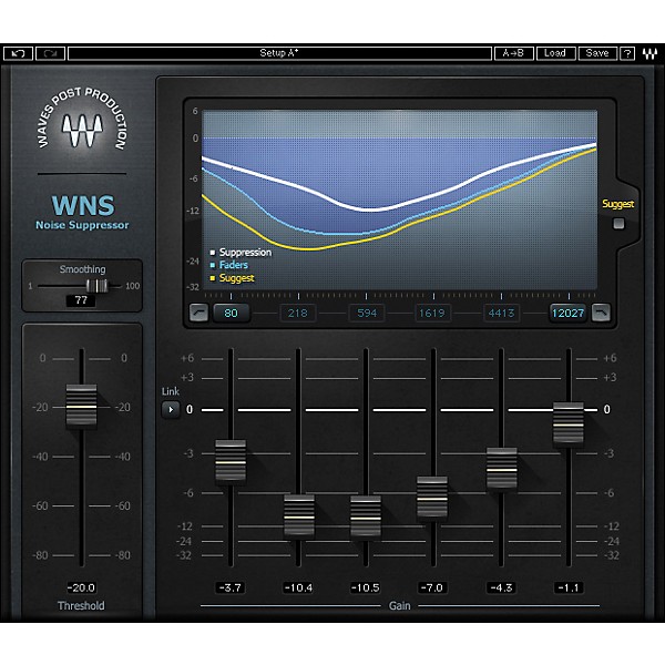 Waves WNS Noise Suppressor Native/TDM/SG Software Download | Guitar Center