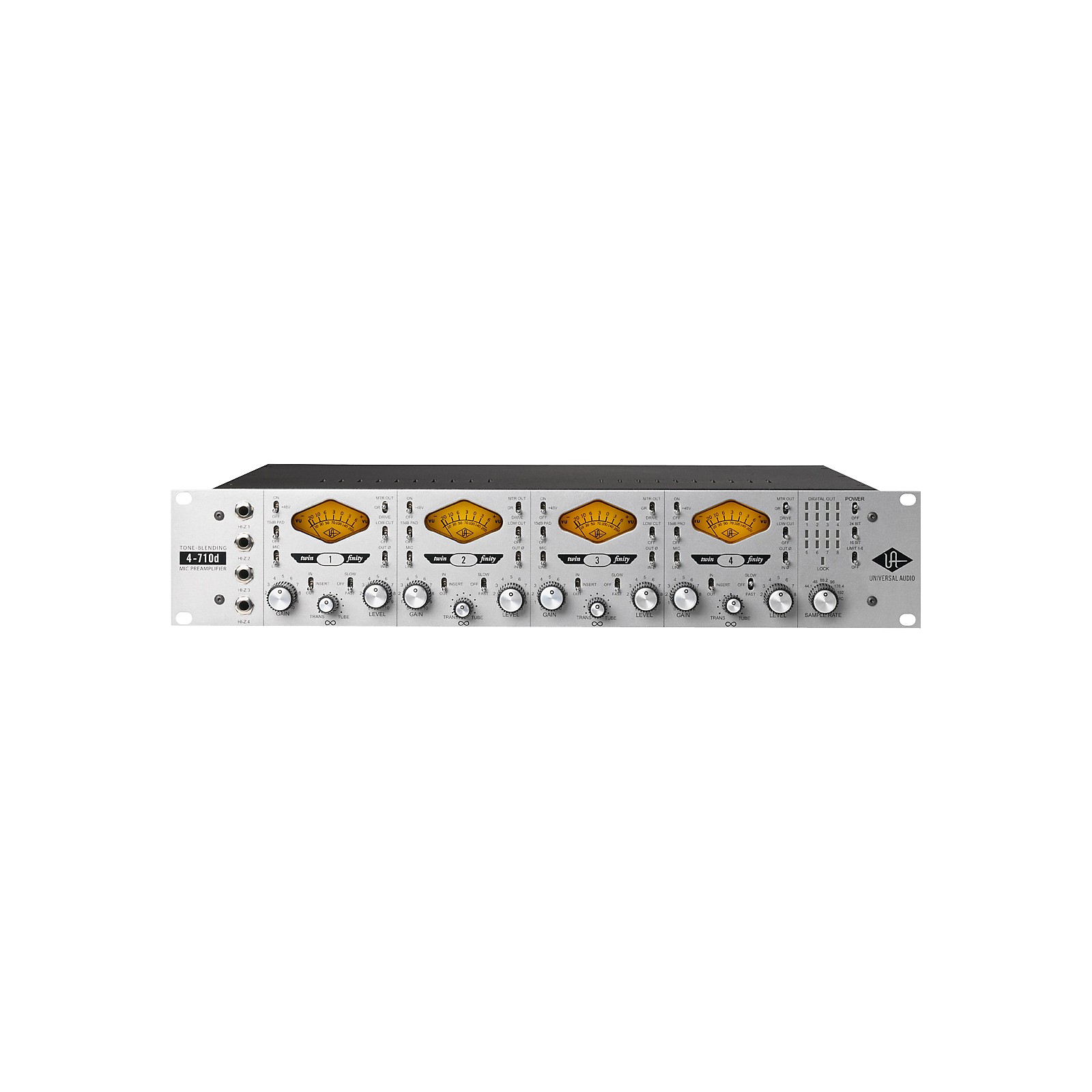 Universal Audio 4-710d 4-Channel Mic Preamp | Guitar Center