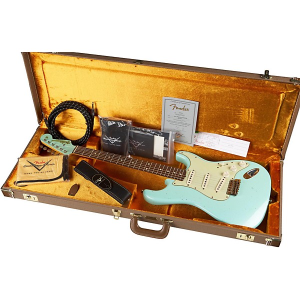 Platinum Fender Custom Shop 1960 Relic Stratocaster with Matching ...