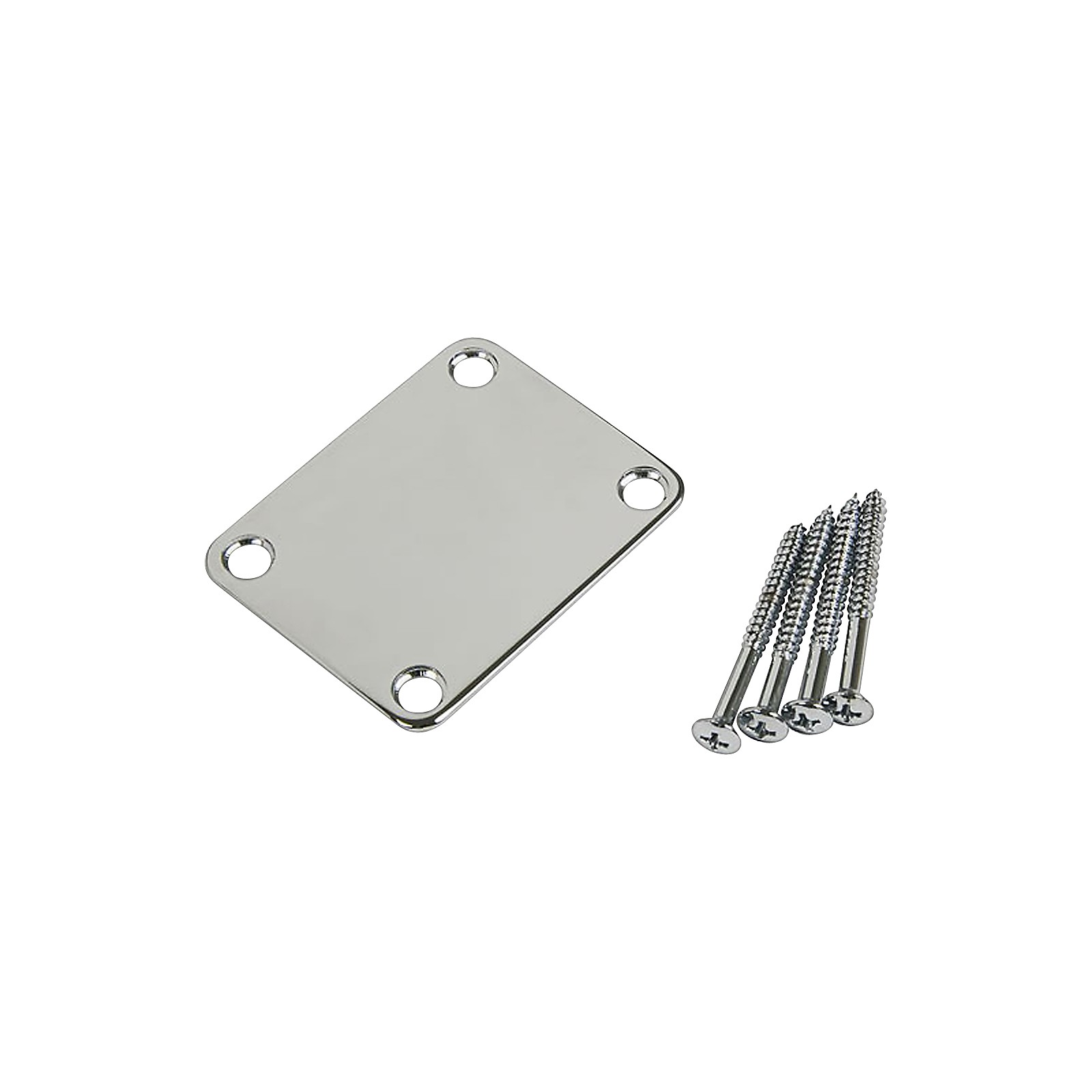 Proline 4-Screw Neck Plate Chrome | Guitar Center