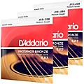 D'Addario EJ17 Phosphor Bronze Medium Acoustic Strings 3-Pack | Guitar ...