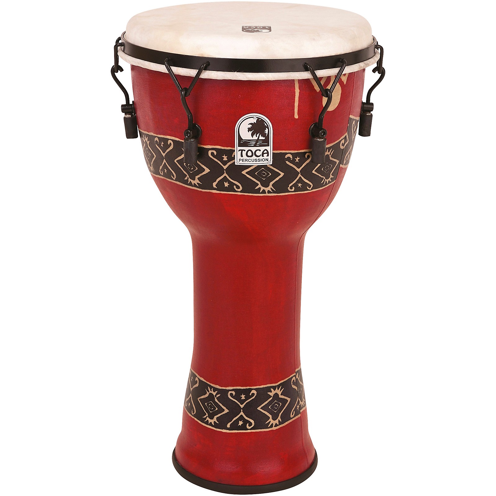Toca Freestlyle Mechanically Tuned Djembe With Extended Rim 12 in. Bali ...